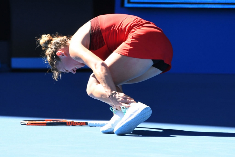 Simona Halep s-a calificat în turul II al Australian Open, în ciuda problemelor la gleznă ...